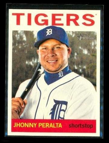 2013 Topps Heritage Baseball Trading Card 235 Jhonny Peralta Detroit