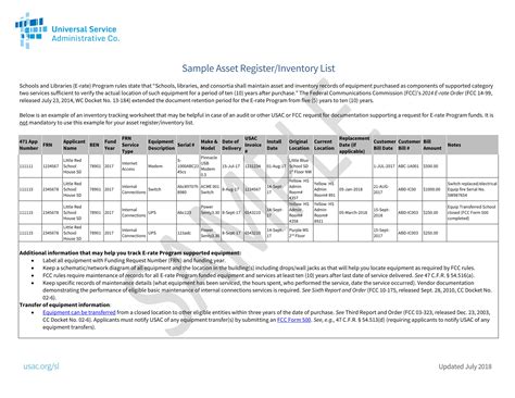 10 Equipment Inventory Examples To Download