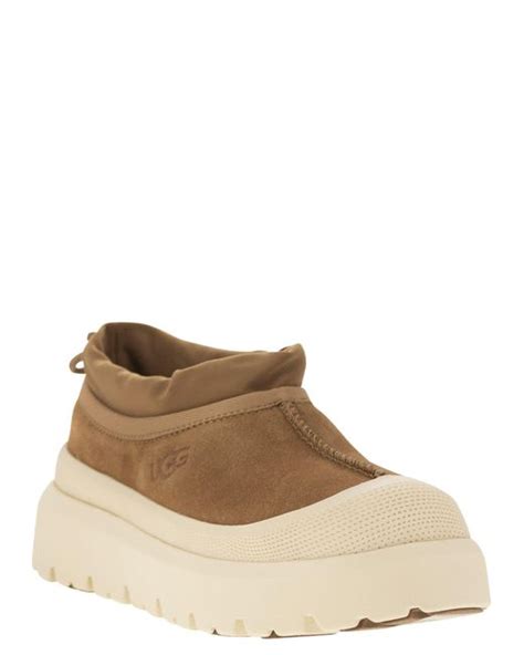 Ugg Tasman Weather Hybrid Slipper In Brown Lyst