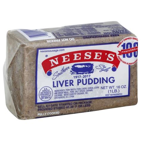 Neeses Liver Pudding Southern Style Publix Super Markets