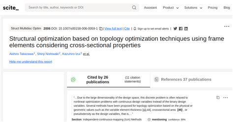 Structural Optimization Based On Topology Optimization Techniques Using Frame Elements