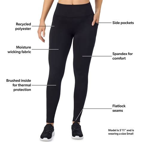 Cuddl Duds Womens Climatecore® Baselayer Legging 1 Pack Addros Llc
