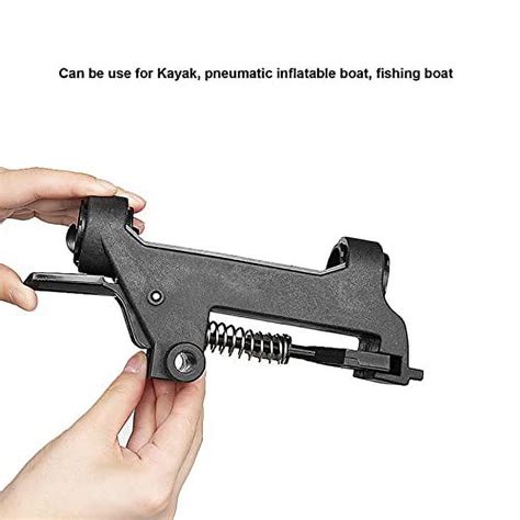 Hapivida Boat Motor Bracket 12v Electric Motor Thruster Bracket Boat Bracket Hinge Assembly