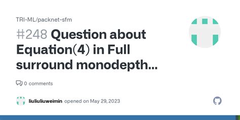 Question About Equation4 In Full Surround Monodepth Paper · Issue 248 · Tri Mlpacknet Sfm