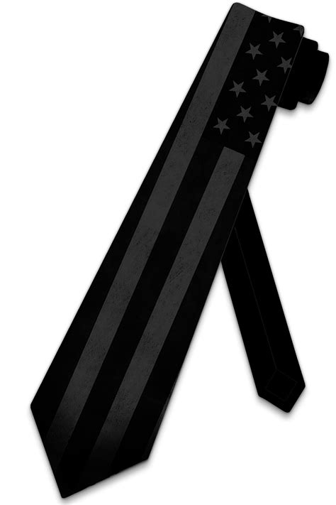 Us Flag Ties Dark Patriotic Necktie Usa Tie By Three Rooker