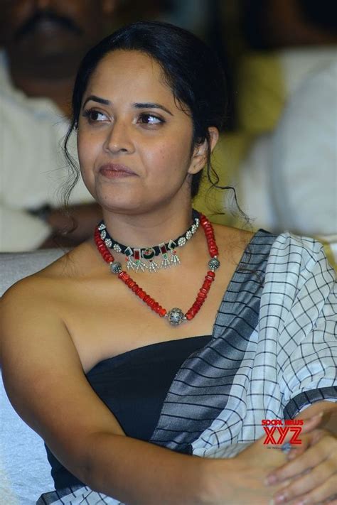 Actress Anasuya Bharadwaj Stills From Meeku Maathrame Cheptha Movie Pre Release Event Social