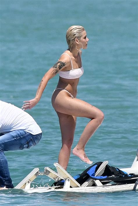 Halsey In A White Bikini In Miami 03262018 • Celebmafia