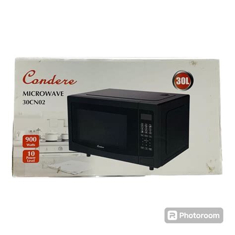 Condere Microwave Black 30l Megamall Online Store
