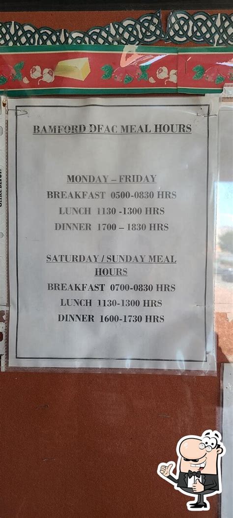 Bamford Warrior Restaurant Dfac Fort Bliss Restaurant Menu Prices And Reviews