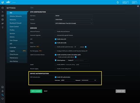 Unifi Controller Set