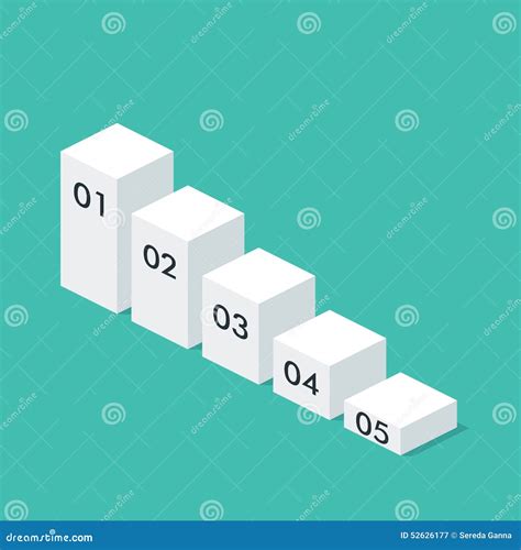 isometric chart 3d big data analytic and visualization presentation