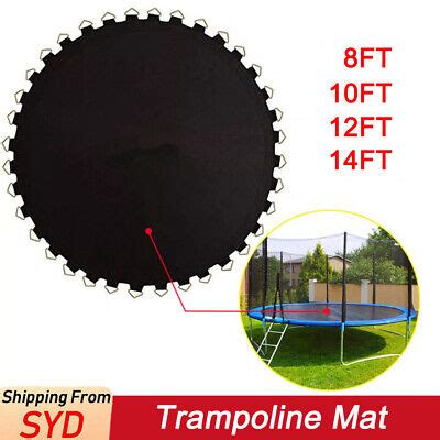Replacement Trampoline Mat Round Spring Fit 8/10/12/14FT Rings w/ Spring Tool | eBay Australia