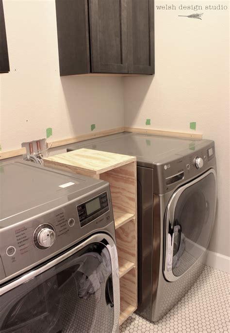 Counter Over Washer And Dryer Easy Diy Laundry Room Countertop