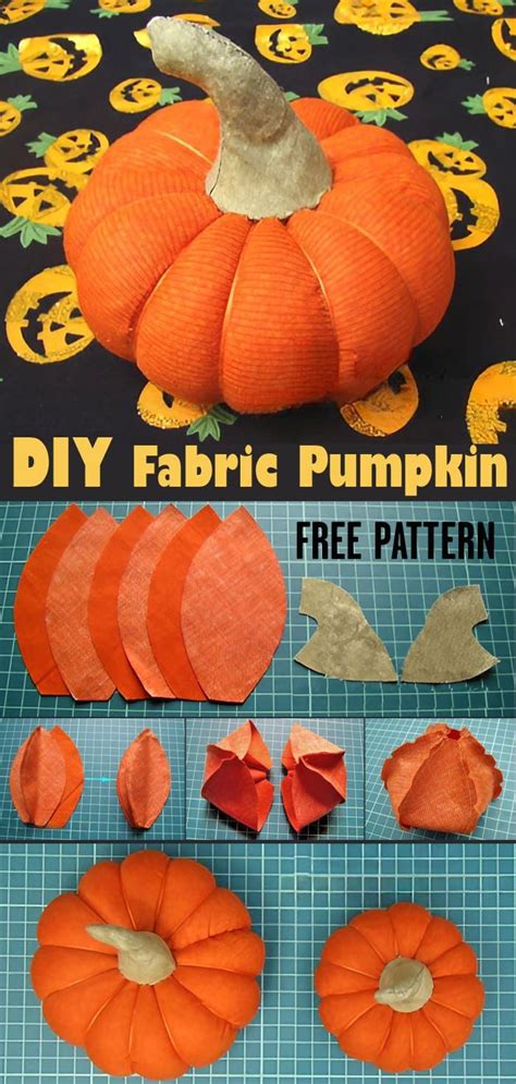 Stuffed Fabric Pumpkin Pattern Artofit