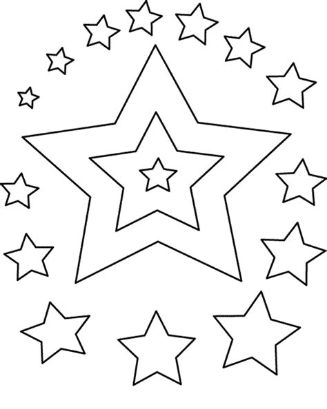 Dibujos De Estrellas Para Colorear Pintar E Imprimir Gratis