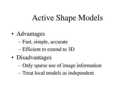 Ppt Active Shape Models Powerpoint Presentation Free Download Id