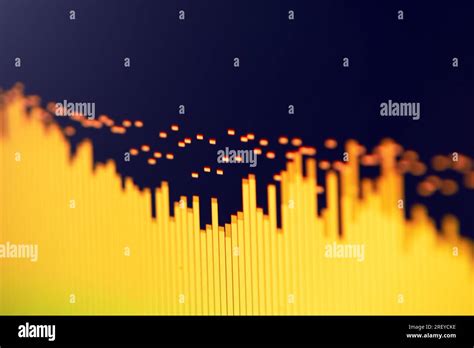 Seismogram Waveform Oscilloscope Musical Equalizer Sound Wave Stock