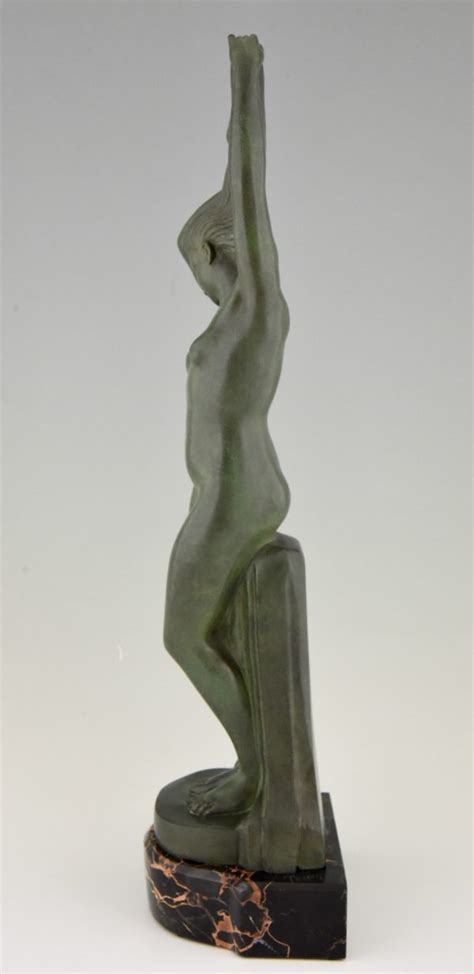 Art Deco Bronze Standing Nude Deconamic