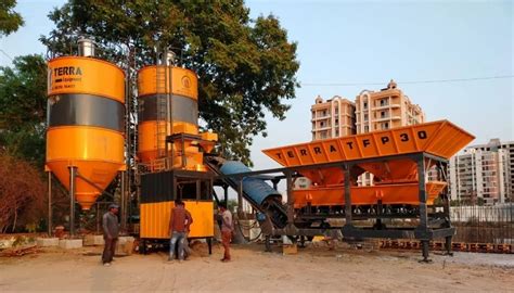 Twin Shaft Batching Plant With Inline Bin At Best Price In Bhubaneswar