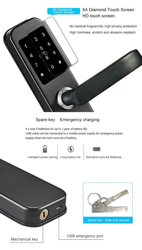 Ttlock Deadbolt Fingerprint Door Lock With Mobile App Sl F2058