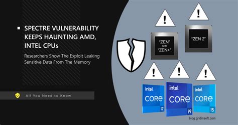 Spectre Vulnerability Keeps Haunting Amd Intel Cpus