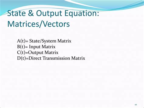 State Space Analysis Ppt