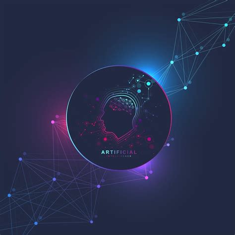 Premium Vector Futuristic Artificial Intelligence And Machine Learning Concept Human Big Data
