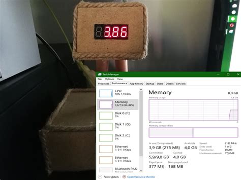 pc ram usage to arduino via serial port 7 steps instructables