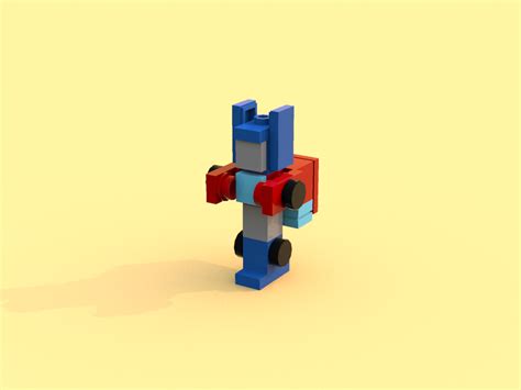Lego Moc Mini Lego Transformers Optimus Prime By Alexdaboss5