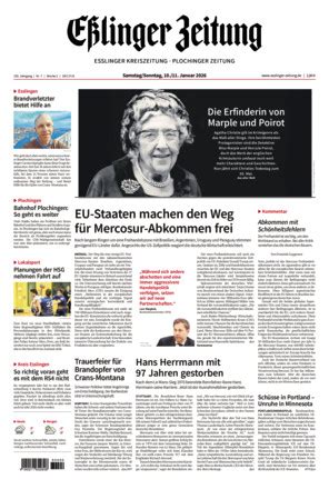 Eßlinger Zeitung Zeitung Als Epaper Im Ikiosk Lesen