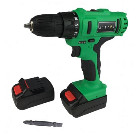 Дрель аккумуляторная Zitrek Greenpower 20-Li (20В, 2 Li-ion ...