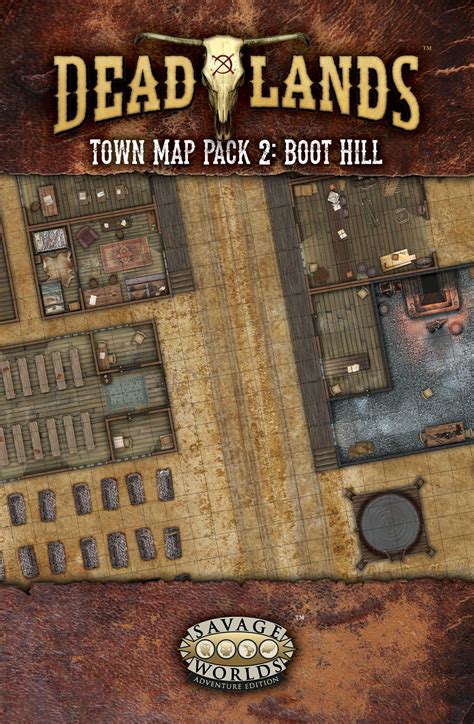 Deadlands The Weird West Map Pack 2 Boot Hill Pinnacle