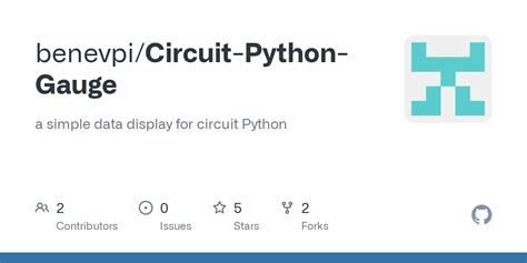 GitHub Benevpi Circuit Python Gauge A Simple Data Display For Circuit Python