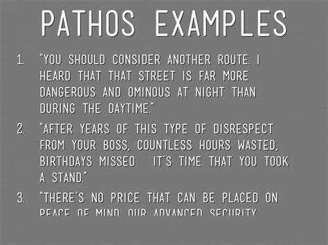 Pathos Examples
