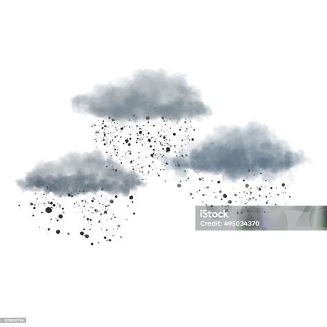 Cute Dark Clouds Stock Illustration Download Image Now Atmosphere