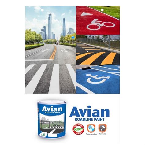 Jual Avian Cat Jalan Roadline Rt 10 Blackhitam 1kg Shopee Indonesia