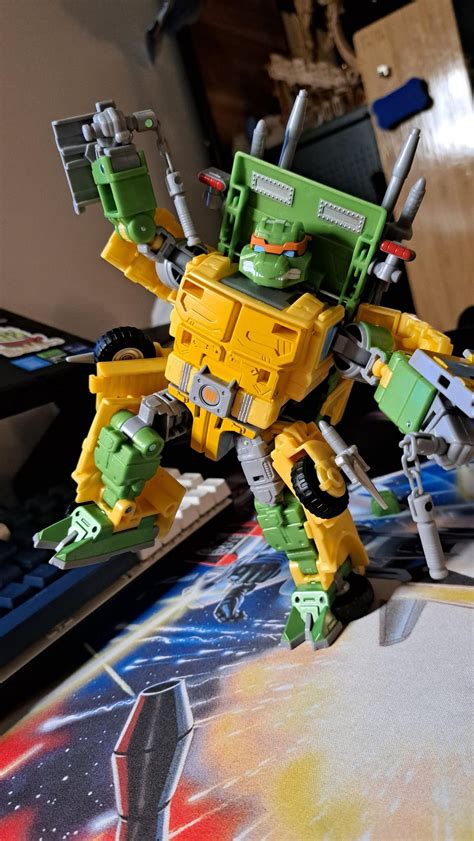 Got Lucky And Found The New Tmnt X Tf Collab Figure R Transformers