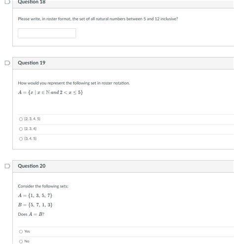 Solved Please Write In Roster Format The Set Of All Chegg Com