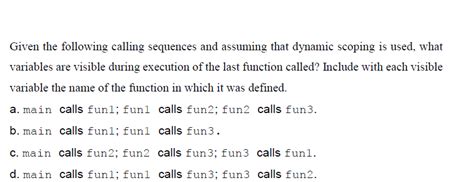 solved consider the following skeletal c program void fun1
