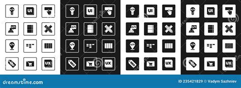 Set Keyboard Sketchbook Or Album Front End Development Crossed Ruler And Pencil Ui Ux Design