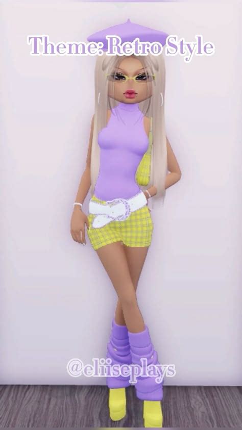 Dress To Impress Dti Thrift Store Chic Theme Outfit Idea Can Also Be Used For Boho Theme In