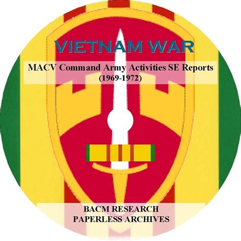 Vietnam War Macv Command Army Activities Se Reports 1969 1972