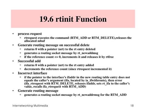 Ppt Tcpip Illustrated Volume 2 Chapter 19 Routing Requests And