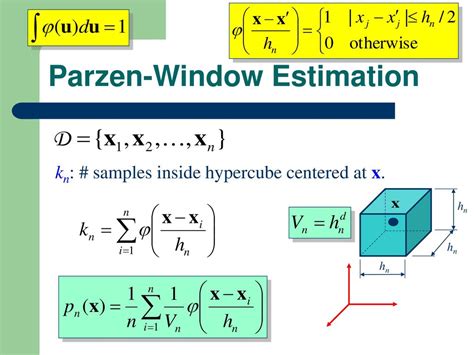 non parameter estimation ppt download
