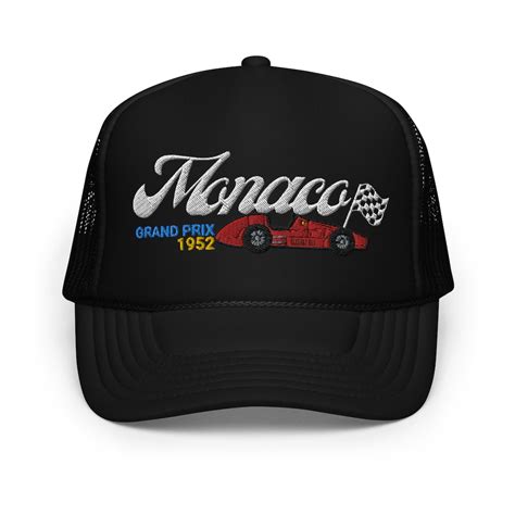 Retro Monaco Grand Prix Racing Trucker Hat F1 Etsy