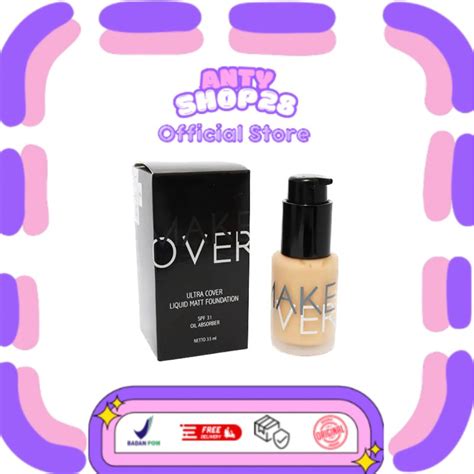 Jual Ultra Cover Liquid Matt Foundation Makeover Shopee Indonesia