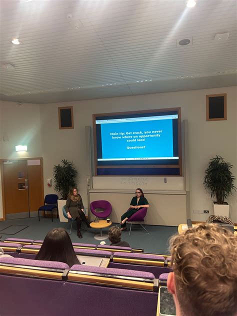 Guest Lecture 👩‍🏫 This Morning We Had The Pleasure Of Listening To Emily Lewis Head Of Events