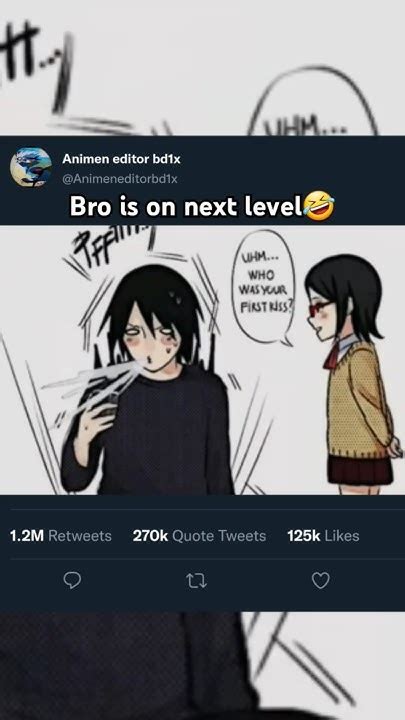 Sarada Asks Sasuke About First Kiss 🗿 Saskeuchihaxd Shorts Naruto