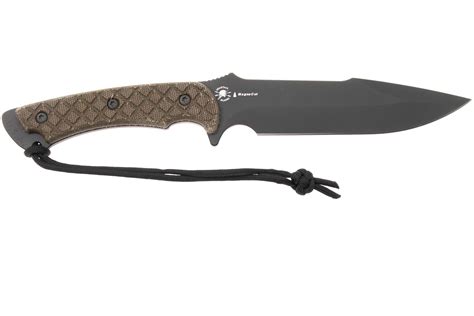 Spartan Blades Horkos Sb4bkgrnlbk Black Green Micarta Survival Knife
