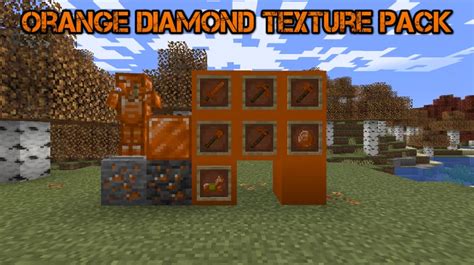 Orange Diamond Texture Pack Minecraft Texture Pack